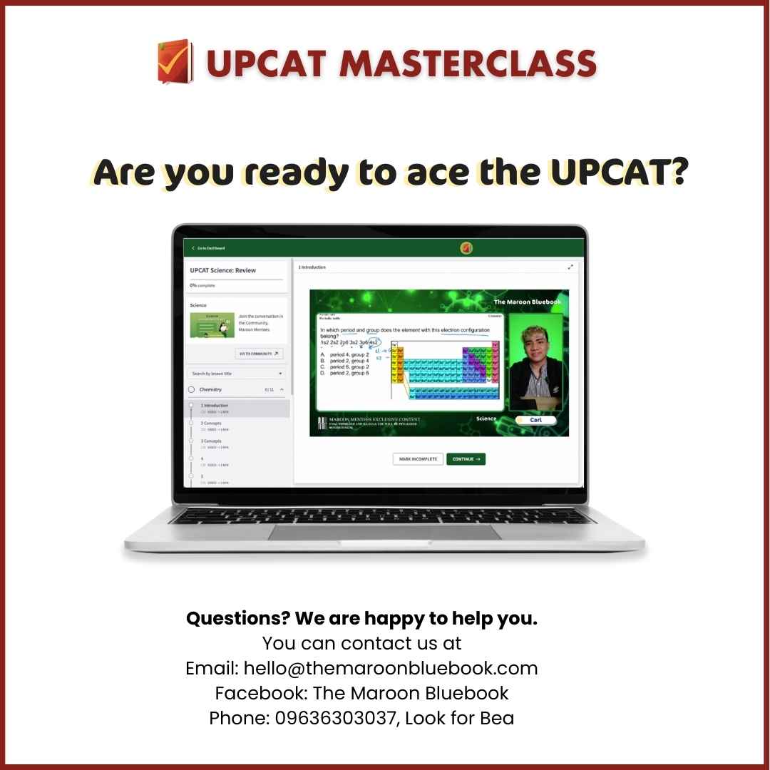 UPCAT Masterclass Online – Achievo Institute
